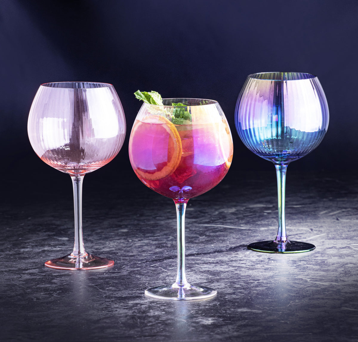 Thalia Pink Quartz 2pk Gin Glass – Ladelle
