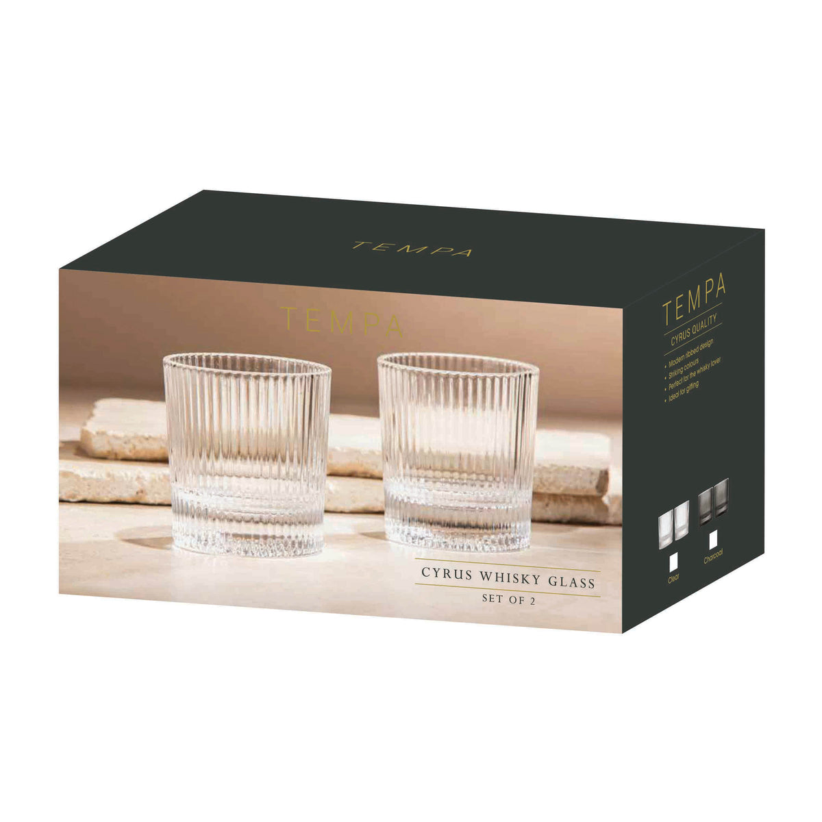 Cyrus Clear 2pk Whisky Glass – Ladelle